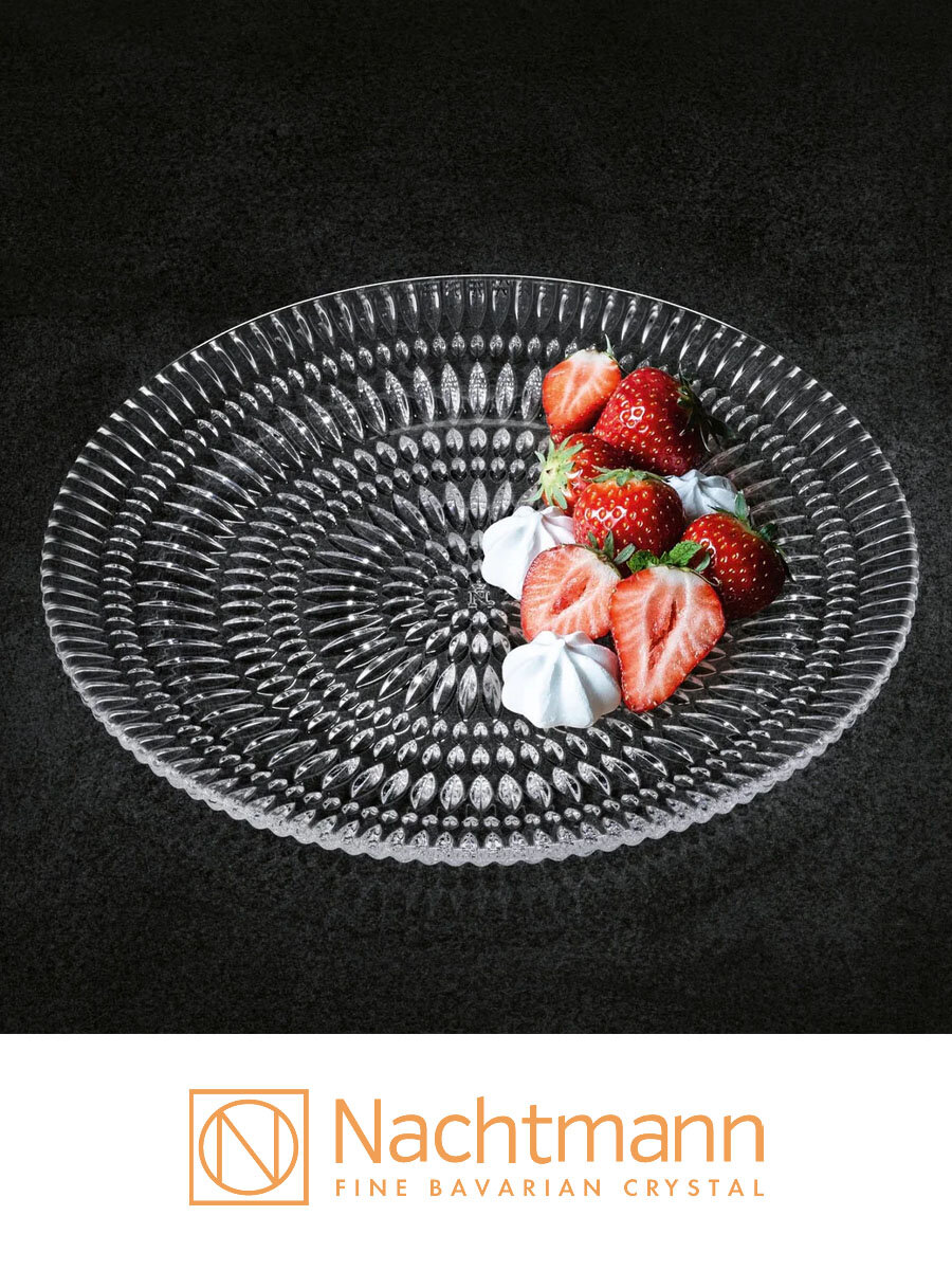 Набор тарелок 32 см Nachtmann Ethno, 2 шт, хрустальное стекло