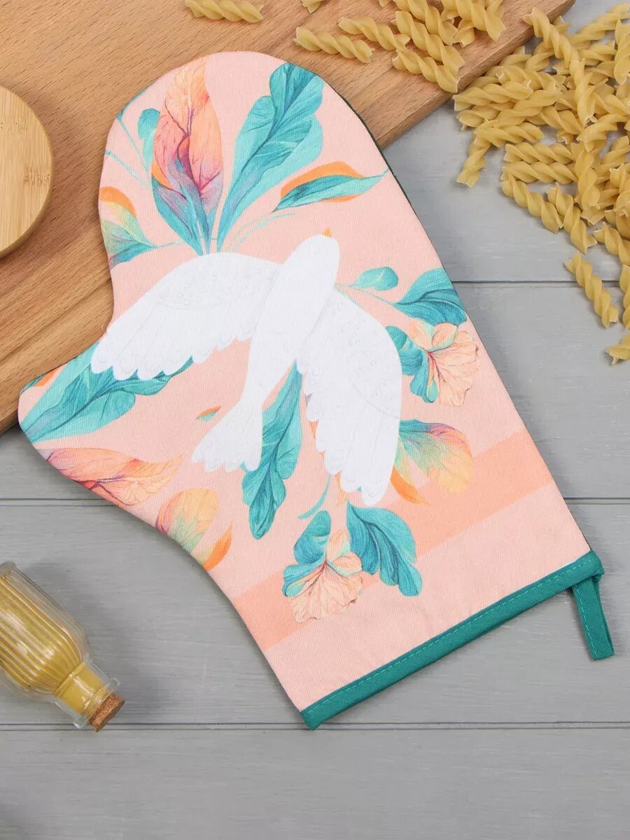 Варежка-прихватка 20х28 см для горячего