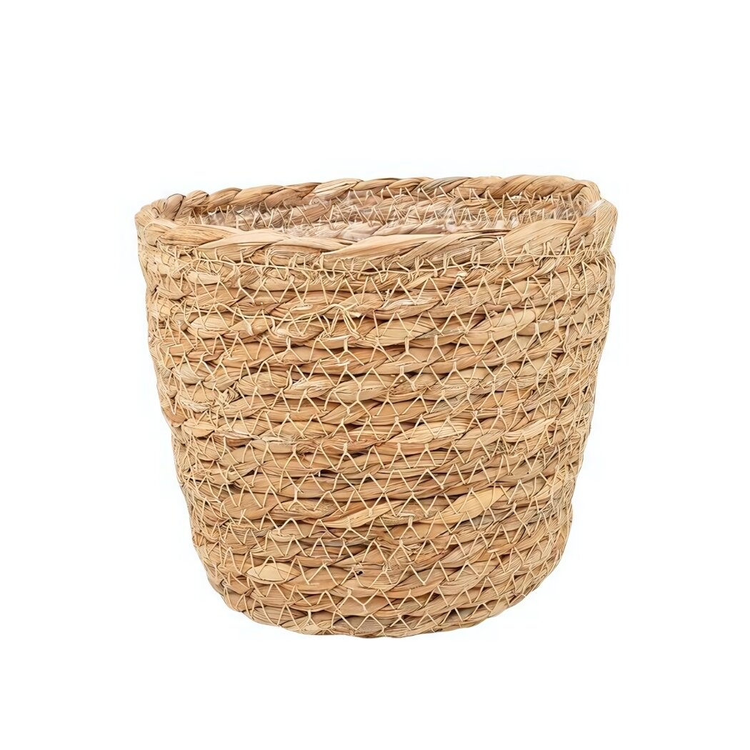 Кашпо плетёное «Сафари» 2,5л, размер Д195×Ш195×В160, натуральный материал, защита от плесени