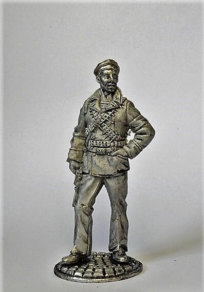 Коллекционный оловянный солдатик фигурка Матрос революции. 1917 г 6 см