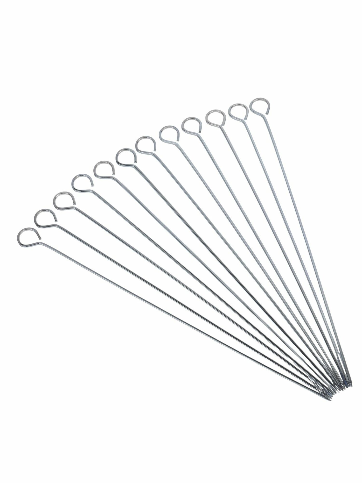 Набор шпажек для шашлыка, металлические, 12 шт, 35 см