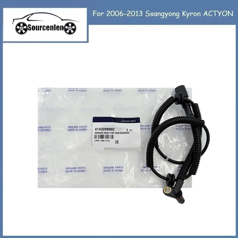 Новая ступица переднего колеса ABS Датчик 4143209001 4143209002 для 2006-2013 Ssangyong Kyron ACTYON