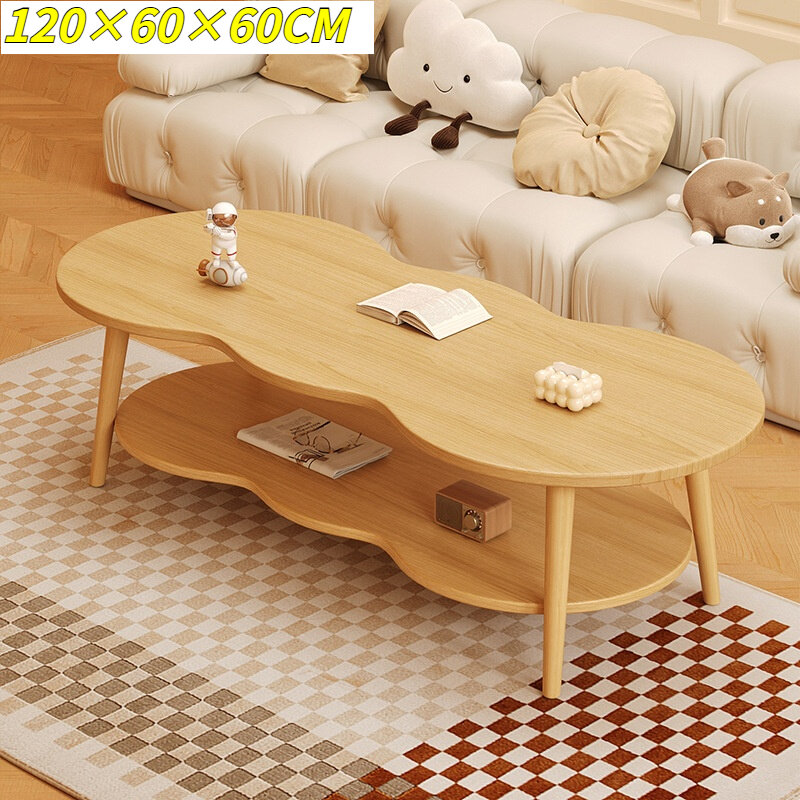 Домашний чайный стол / столешница из ДСП / 120×60×60 см / грецкий орех