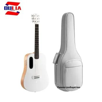 BLUE LAVA Original FreeBoost / Трансакустическая гитара / с чехлом(Airflow Bag), цвет белый
