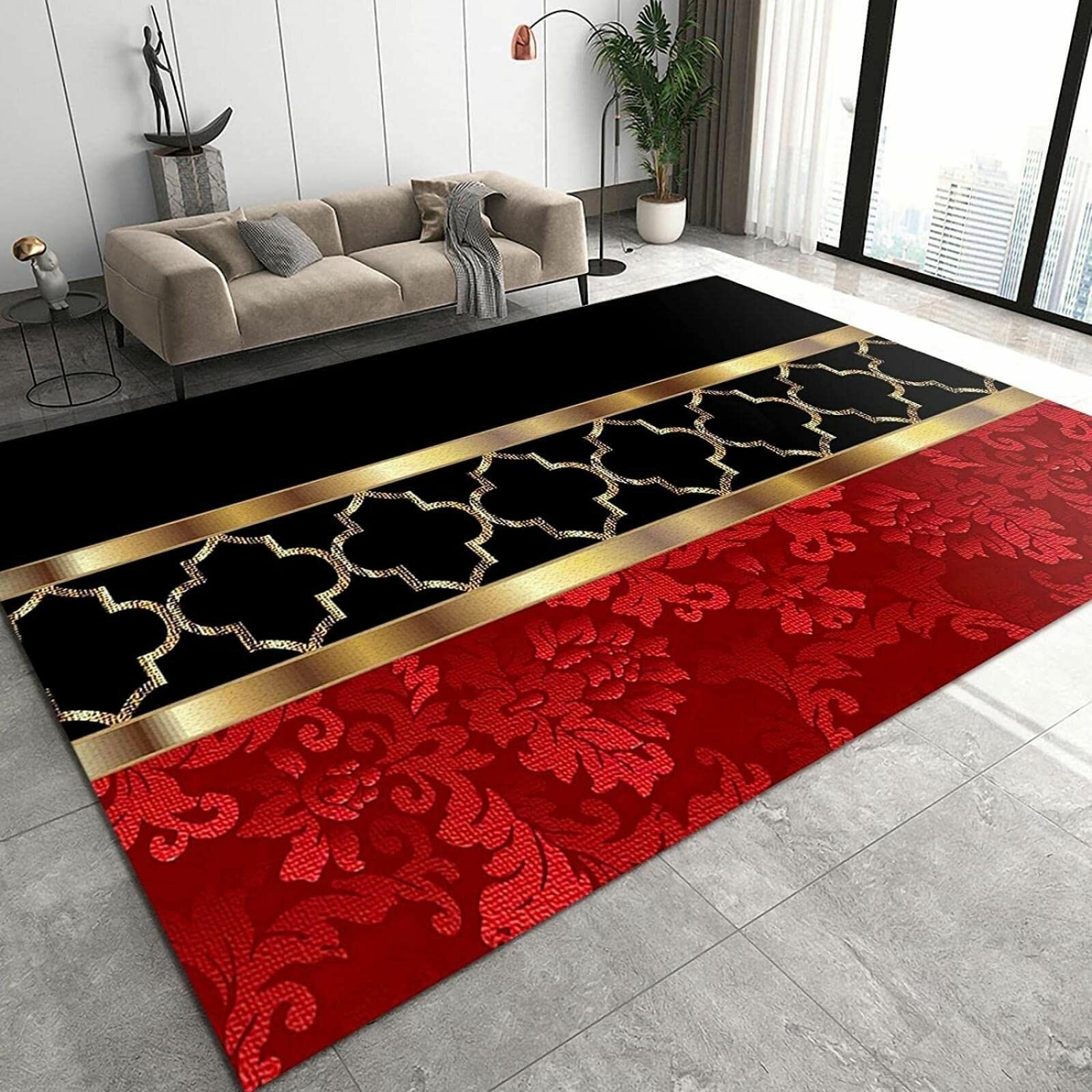 Коврик для кухни 3D световой люксовый стиль 100x150 см