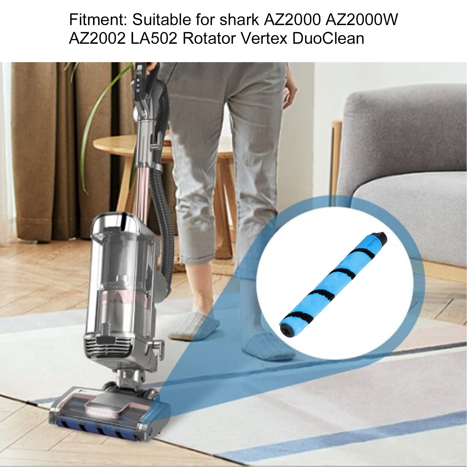 Мягкая вращающаяся щетка для пылесоса Shark AZ2000 AZ2000W AZ2002 LA502 Rotator Vertex DuoClean