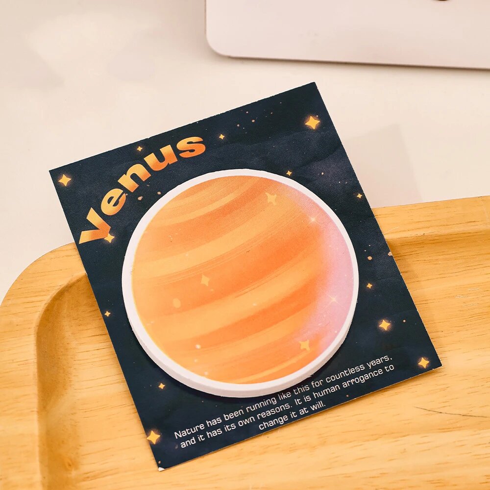 Заметки липкие Venus, круглые, kawaii