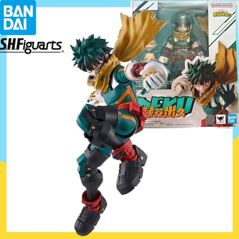 В наличии Bandai S.H.Figuarts Izuku Midoriya Deku Фигурка My Hero Academia SHF Аниме Фигурка Экшн-модель Коллекционные игрушки