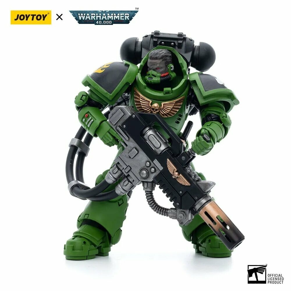 Подвижная фигурка JOYTOY Warhammer Salamanders Eradicators Brother T'Kren 1/18Action Figures