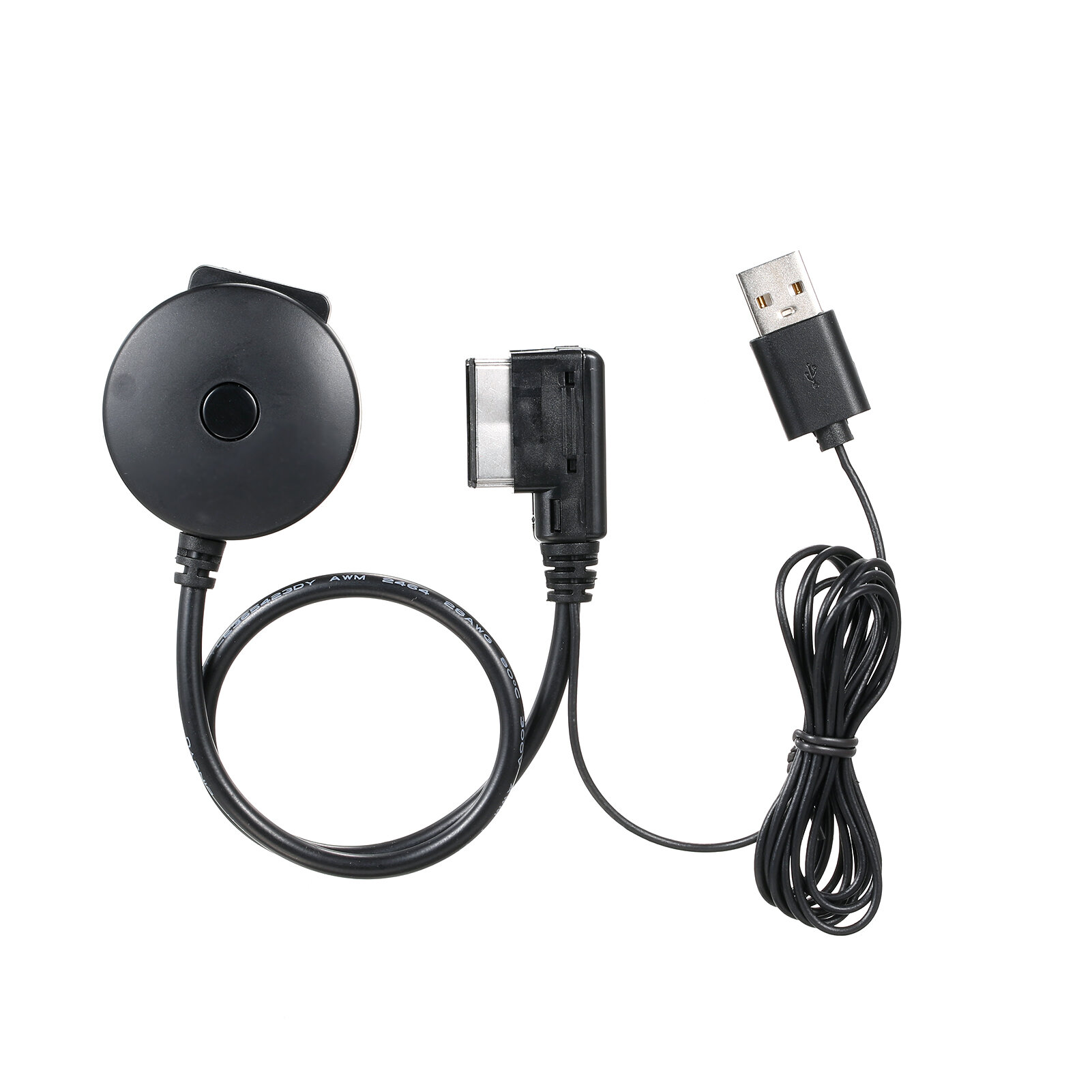 Адаптер для потоковой передачи музыки BT, кабель iPod Media Interface, провод MMI 2G для замены на Audi VW, черный, пластик, размер упаковки 22*14.6*3см, вес упаковки 46г, для Audi A3 A4 A6 A8 Q7 TT 2006-2008, VW Golf Jetta Passat Touran Touareg Sharan