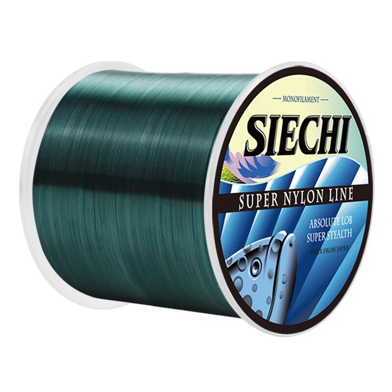 SIECHI нейлоновая леска 500м, 8.0, Green