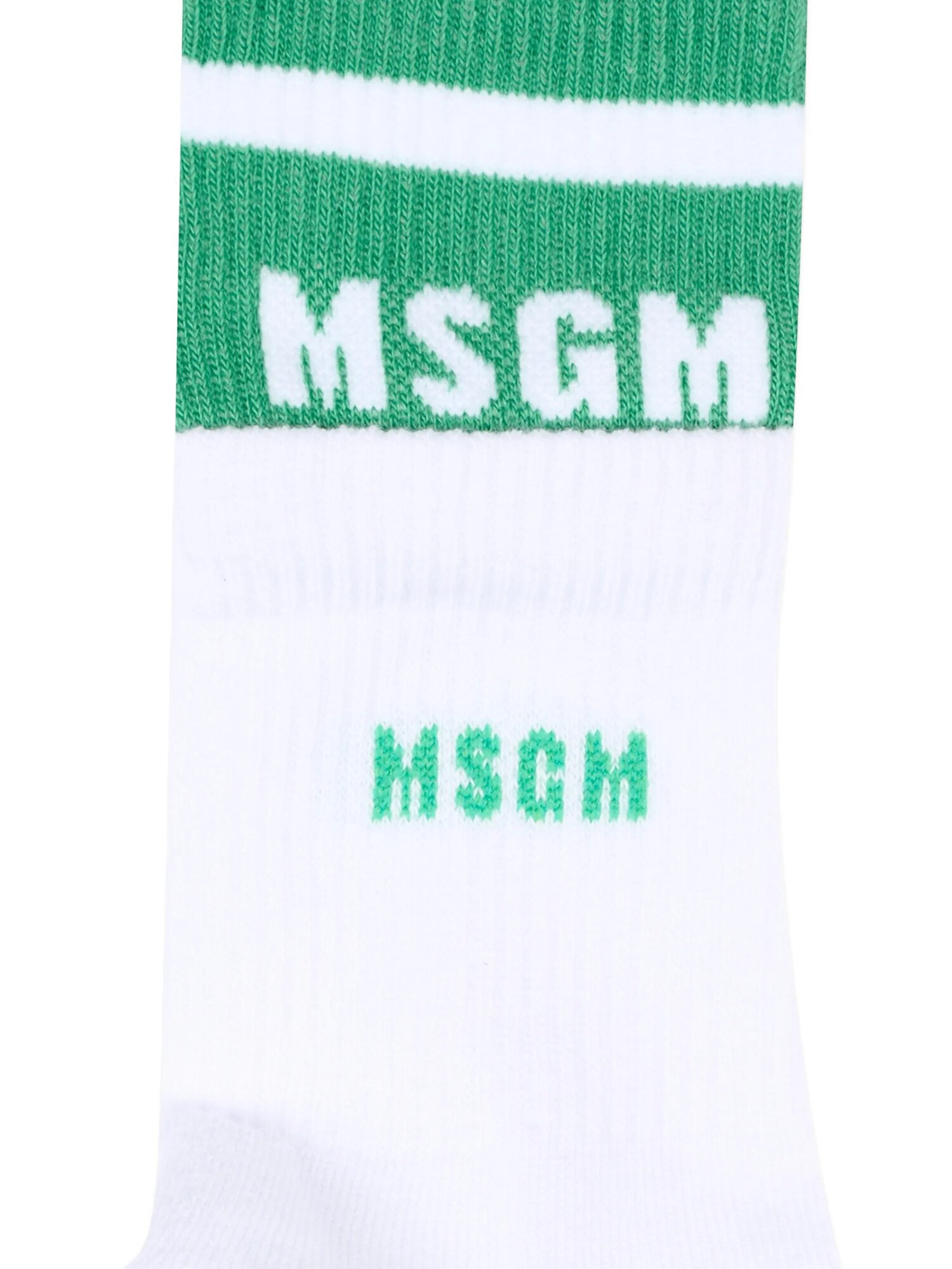 Носки MSGM размер 14 лет, бежевый/белый — фото 1