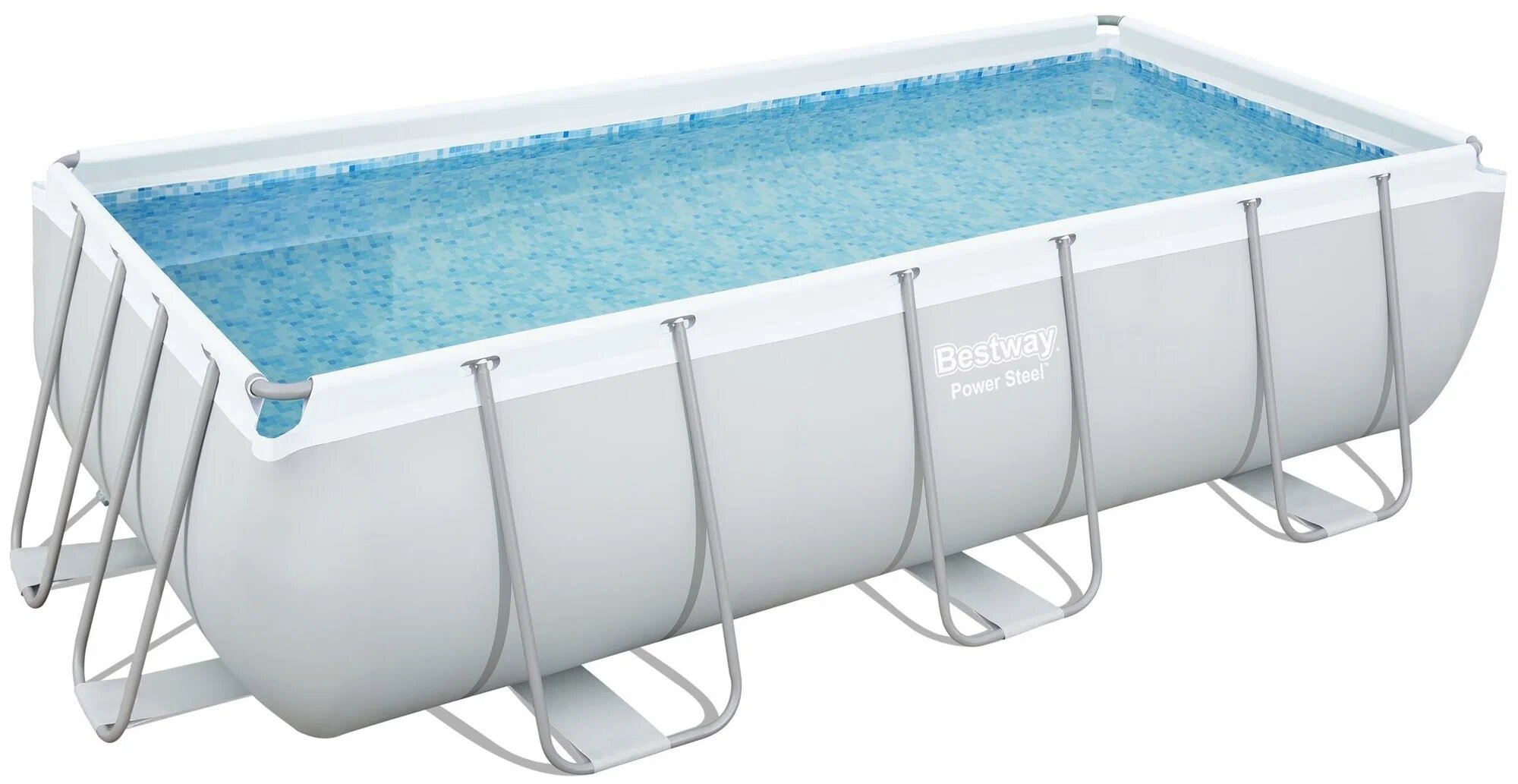 Каркасный прямоугольный бассейн 201 см х 404 см х 100 см Bestway 56441