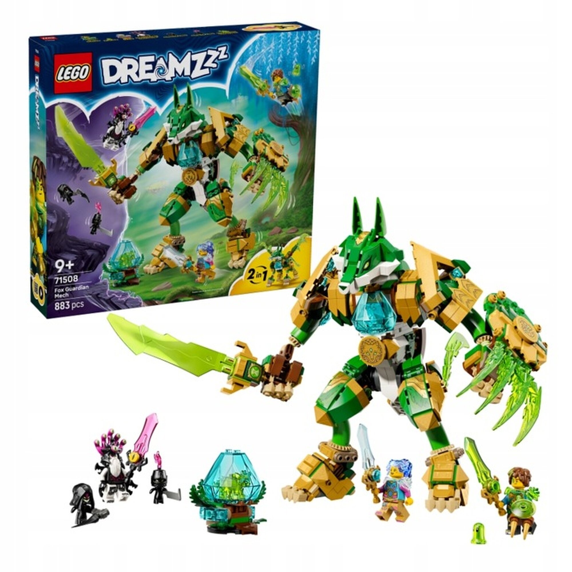 Конструктор LEGO DREAMZzz - Механический Лис-Страж - Лего Дримззз 71508