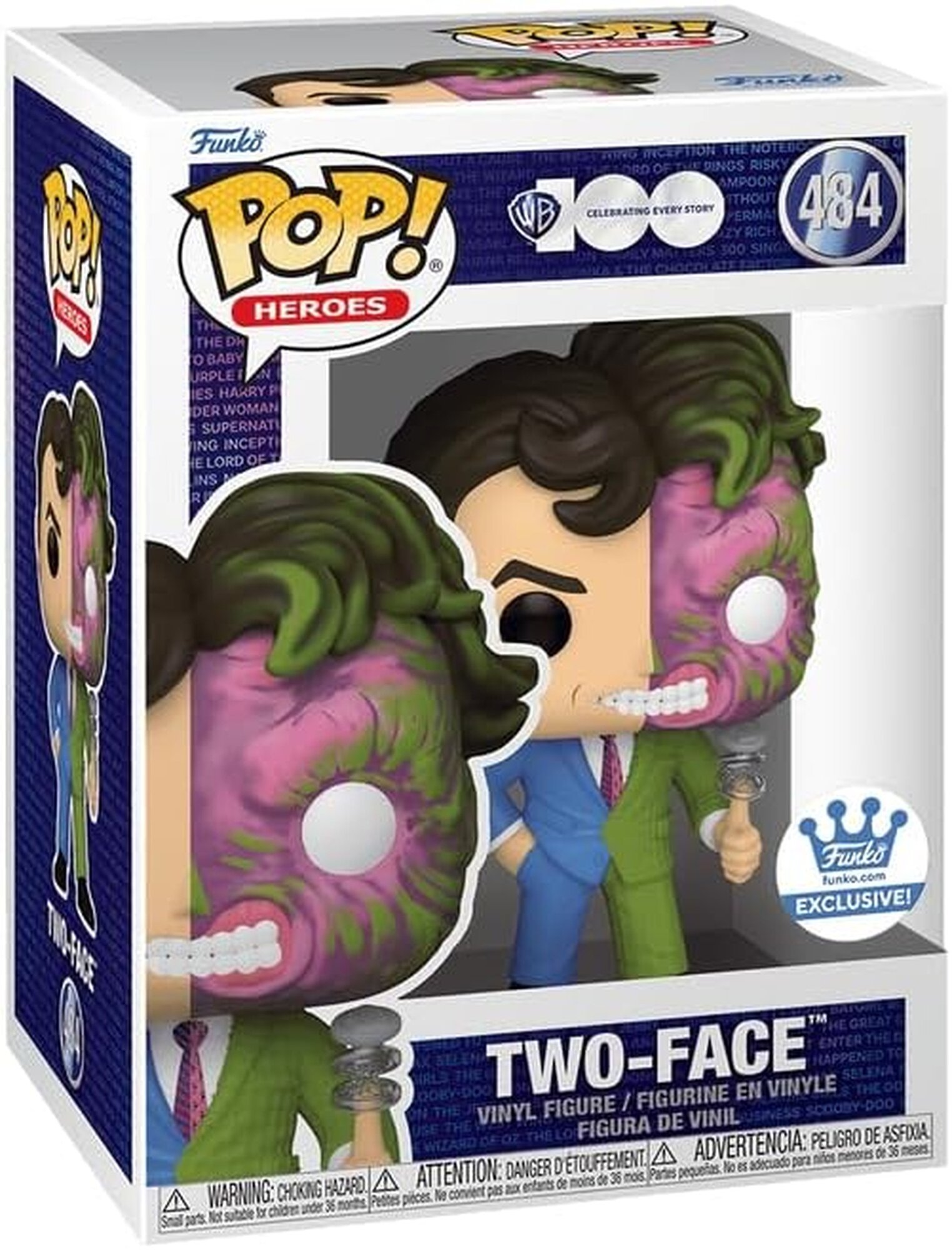 Фигурки Funko Pop Heroes - Коллекционная фигурка DC COMICS Two-Face - Фанко 484