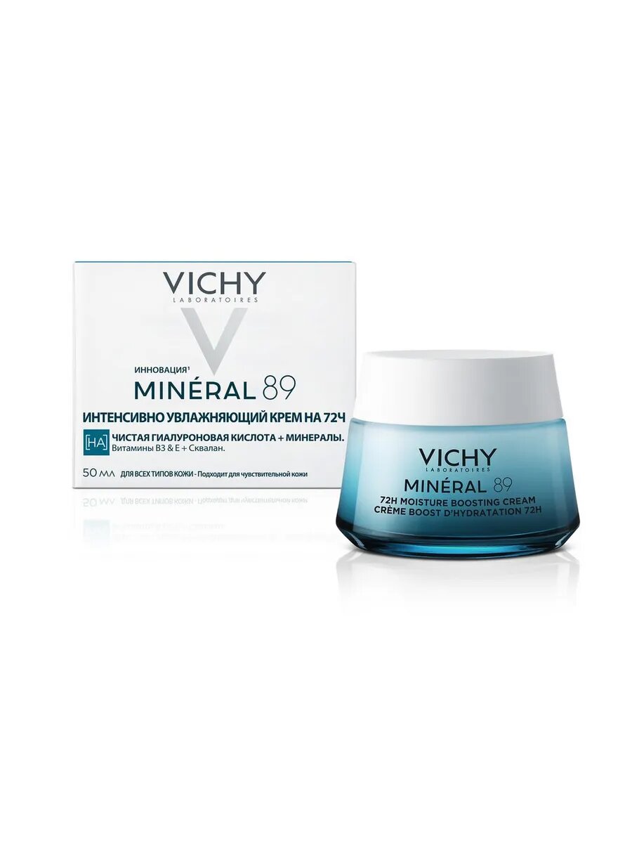 Vichy Mineral 89 Крем интенсивно увлажняющий 72 часа, крем д