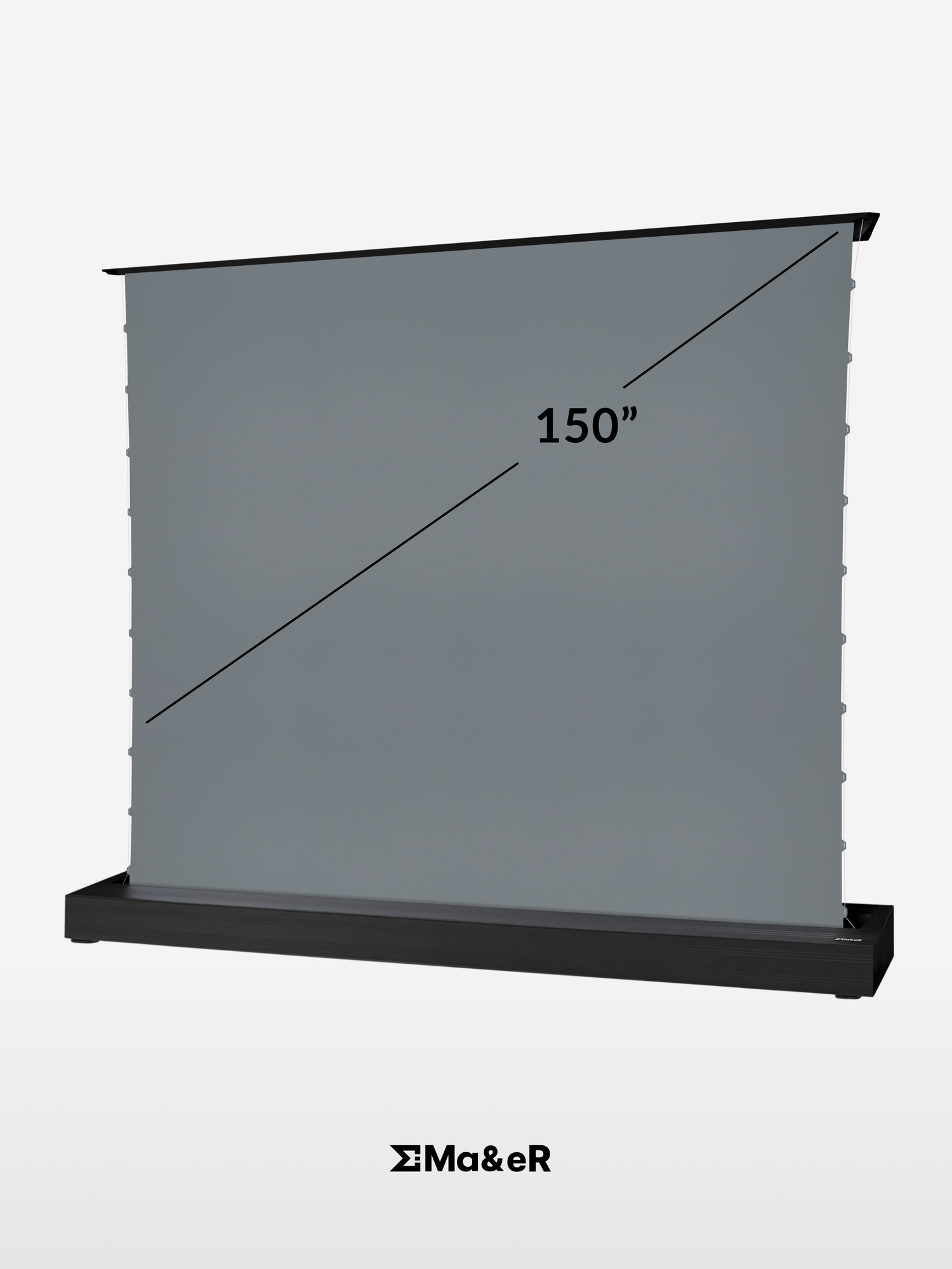 ALR Black Diamond 150" 16:9 Экран моторизированный напольный для проекторов