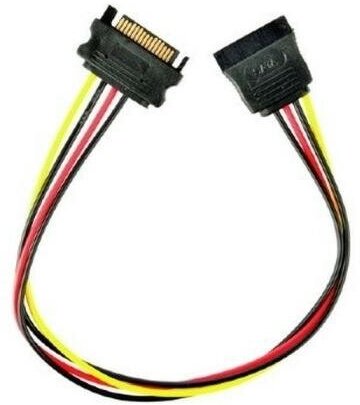 Кабель CC-SATAMF-01 Удлинитель кабеля питания SATA Cablexpert 15pin(M)/15pin(F) 30см