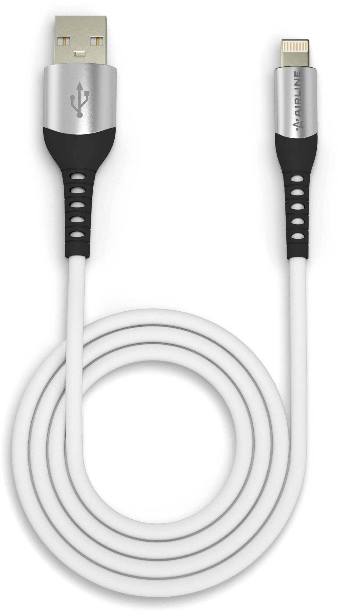 Кабель USB - Lightning (Iphone IPad) 1м белый Soft-Touch AIRLINE ACH-C-43