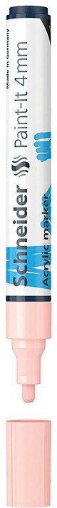 Маркер акриловый Schneider "Paint-It 320" 4мм, пулевидный, абрикосовый, 326832