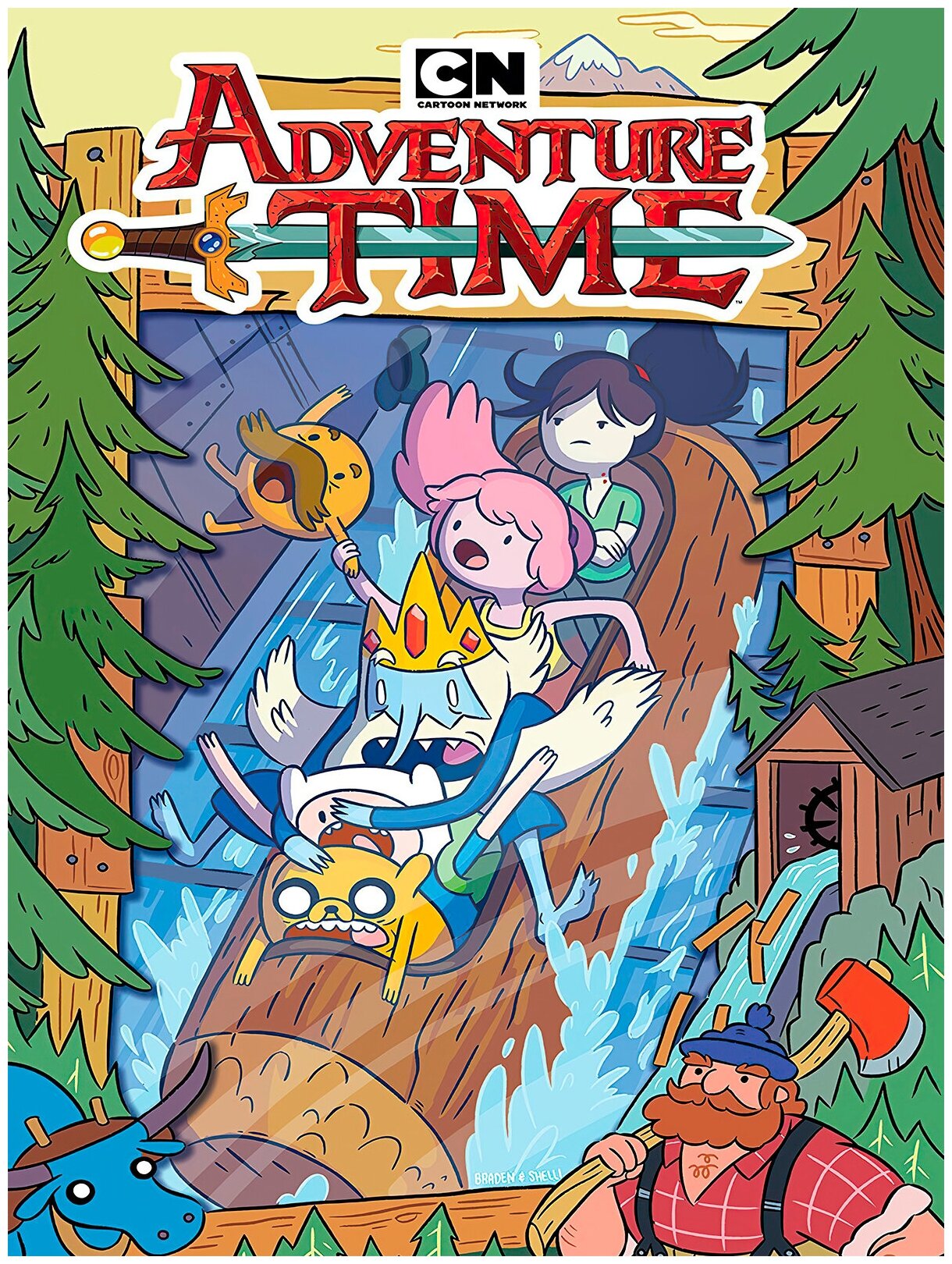 Постер / Плакат / Картина Время приключений. Спуск по воде 50х70 см в подарочном тубусе