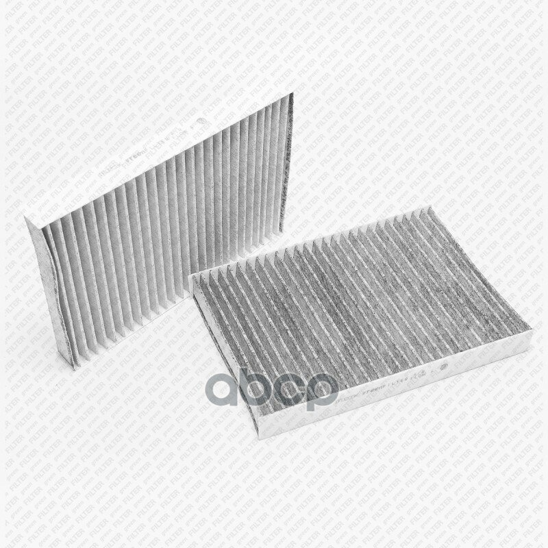 Фильтр салона, комплект (угольный) MERCEDES W221, C216 05- Green Filter арт. IF0203K