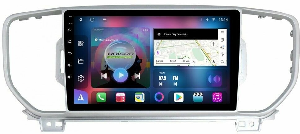 Штатная магнитола Kia Sportage 4 2015-2018 UNISON 09A6 6Gb/128Gb, 8 ядер (576-09HA6)