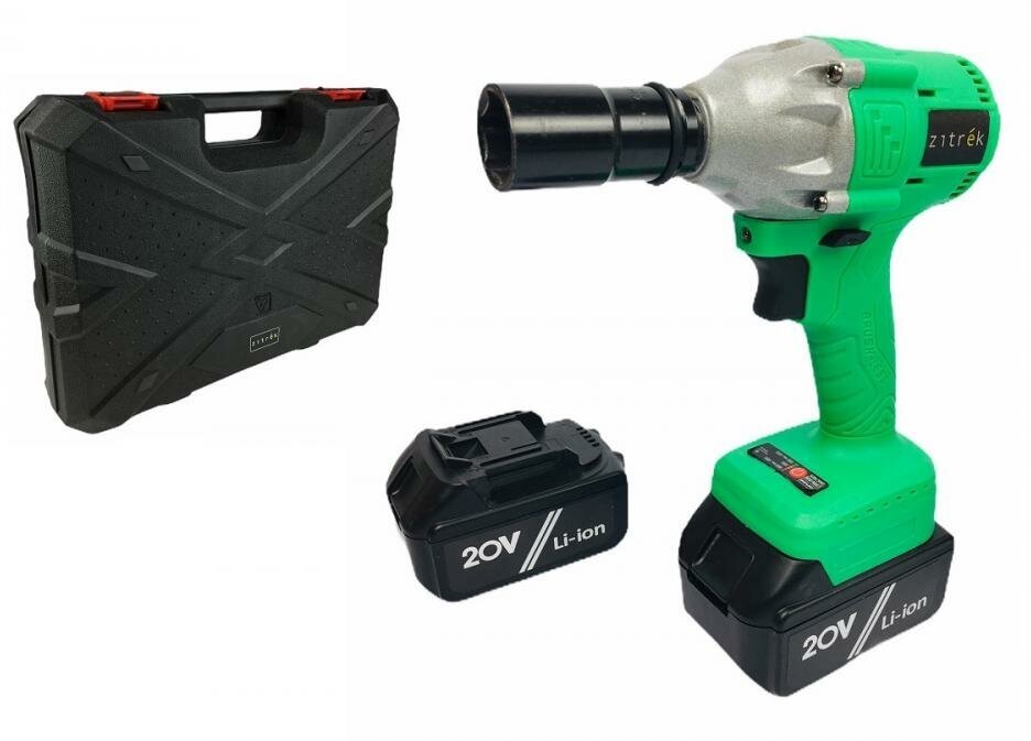 Гайковерт аккумуляторный ударный Zitrek Crusher 20-Li, 063-4077, бесщеточный