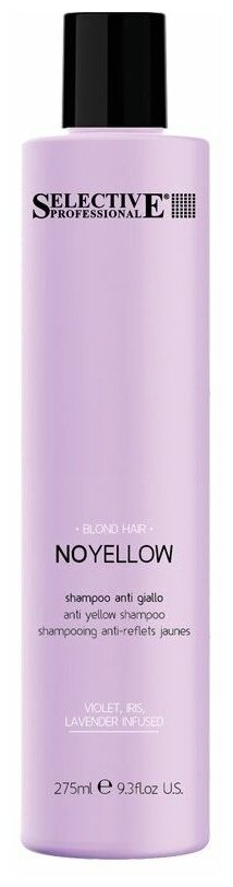 Шампунь Selective Professional No Yellow No Yellow Shampoo, 275 мл