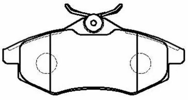 Колодки тормозные дисковые передние Пежо, Ситроен HP9655