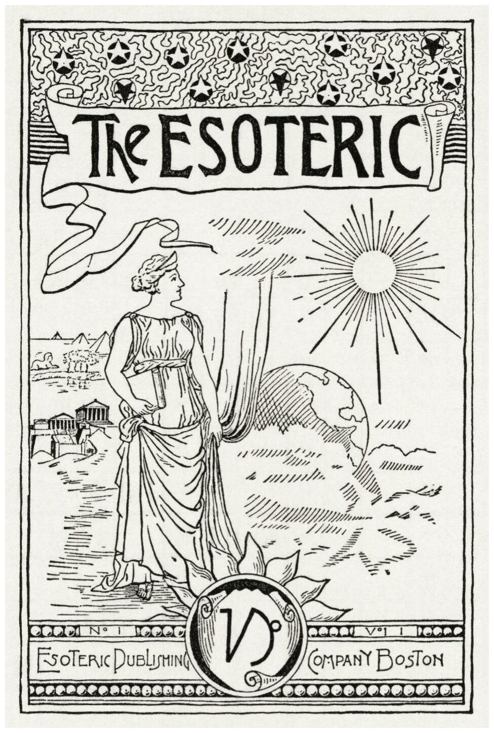 Постер / Плакат / Картина Афиша - Эзотерический отпечаток 40х50 см в подарочном тубусе