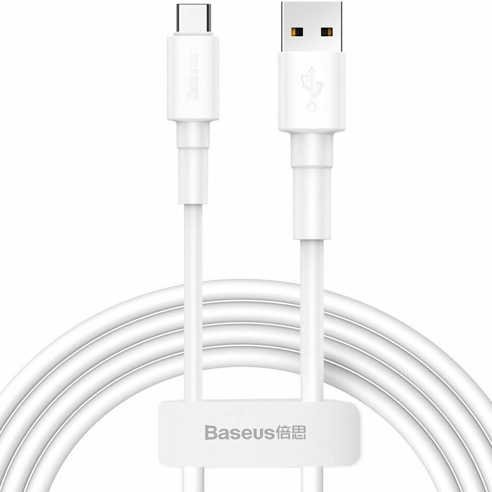 Кабель USB - USB Type-C 1м Baseus Mini White - Белый (CATSW-02)