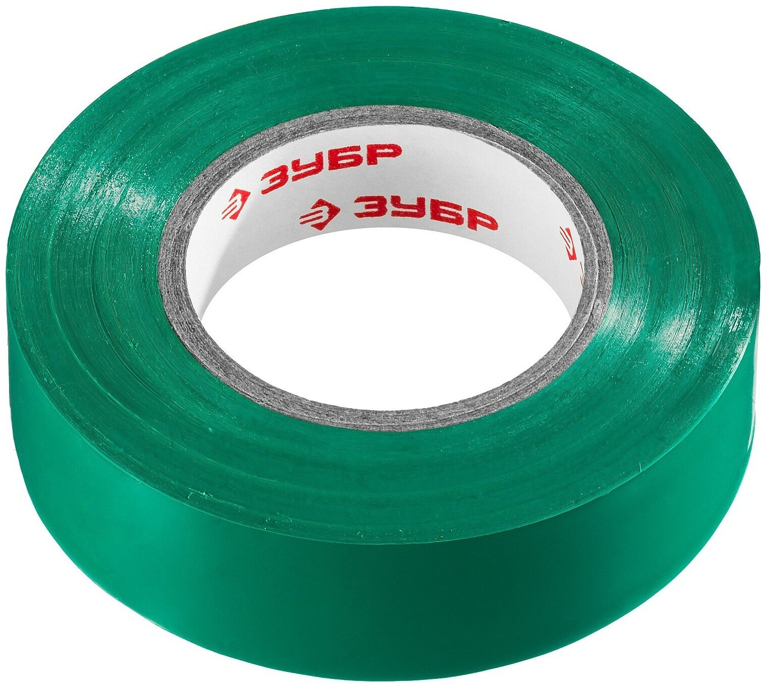 ЗУБР Электрик-20 19 мм х 20 м зеленая, Изоляционная лента ПВХ, профессионал (1234-4)