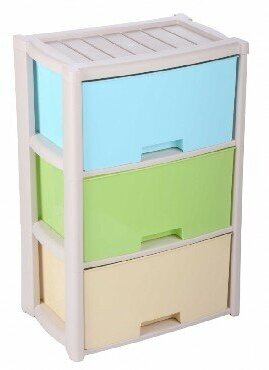 Комод альтернатива М7837 Колорит цветной 47,5х30х71 см, 3 секции,