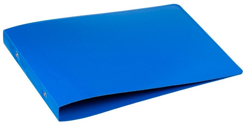 Папка на 2-х кольцах Attache 27 мм горизонтальная синяя до 150 листов 1108958