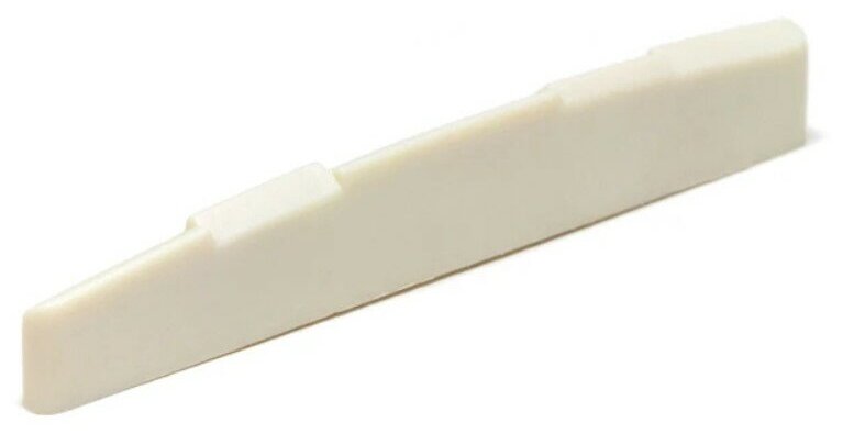 GraphTech LC-9280-C0 NuBone нижний порожек для акустической гитары, белый (73.15х3.25х10.92mm)