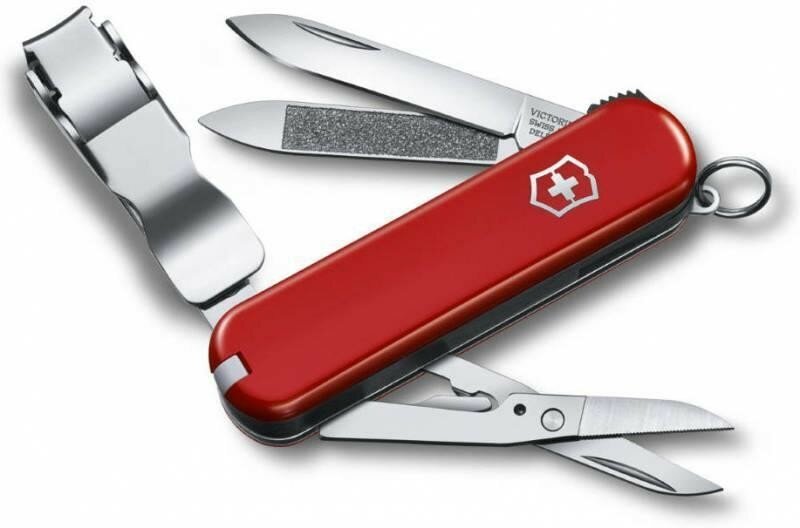 Victorinox швейцарский перочинный нож NailClip 580 65мм 8 функций красный (0.6463)