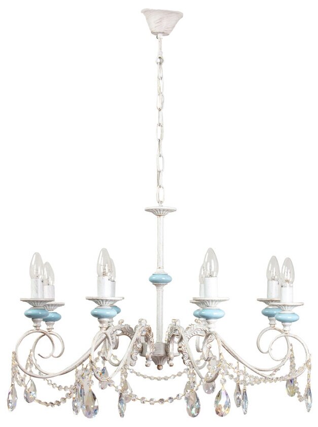 Подвесная люстра Abrasax Christel L.8303-8CREAM/G