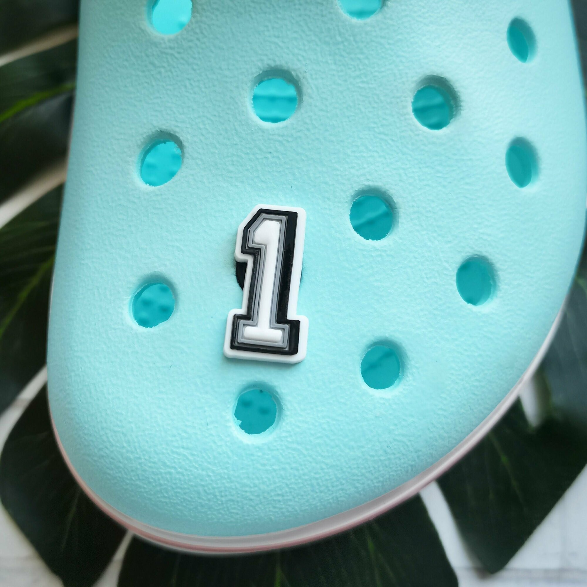 Джибитсы на crocs цифра 1 — фото 1