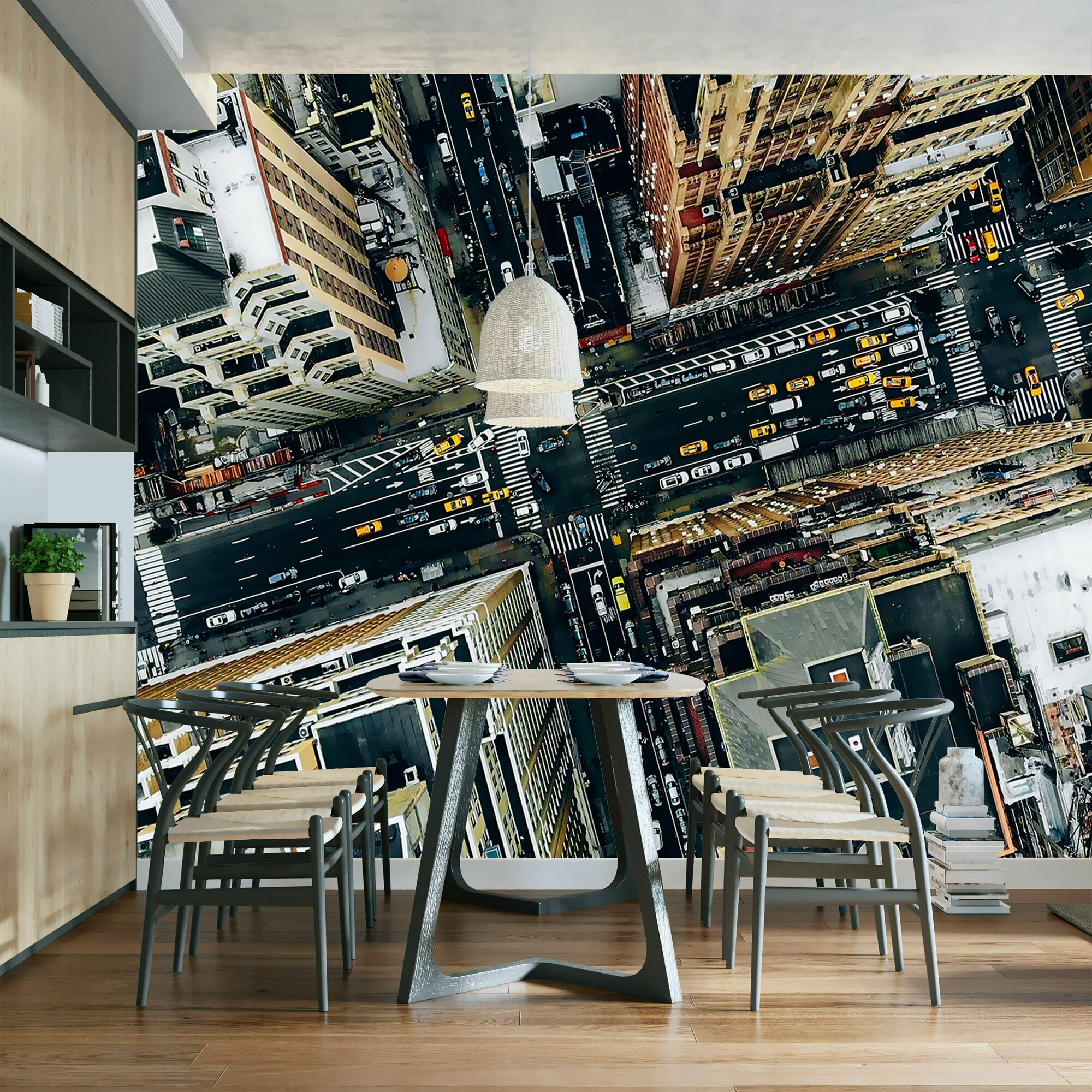 Фотообои на стену "Мегаполис" флизелиновые 200х260 см