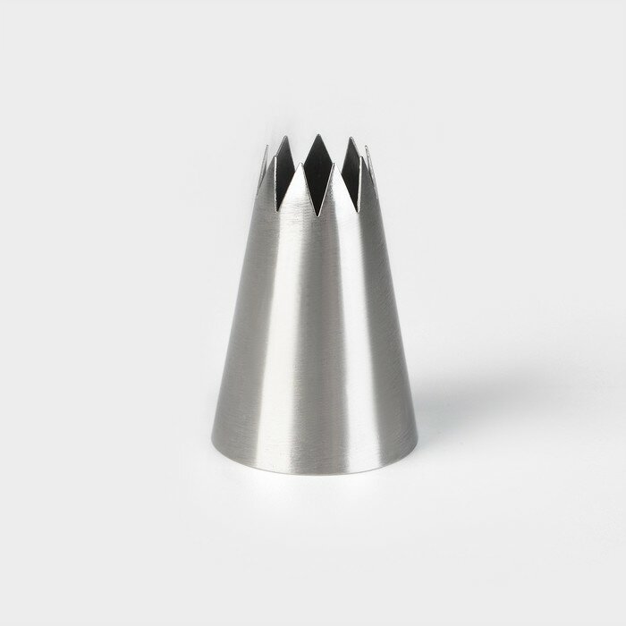 Насадка кондитерская KONFINETTA «Открытая звезда», d=3,4 см, выход 1,6 см, нержавеющая сталь, 1030239