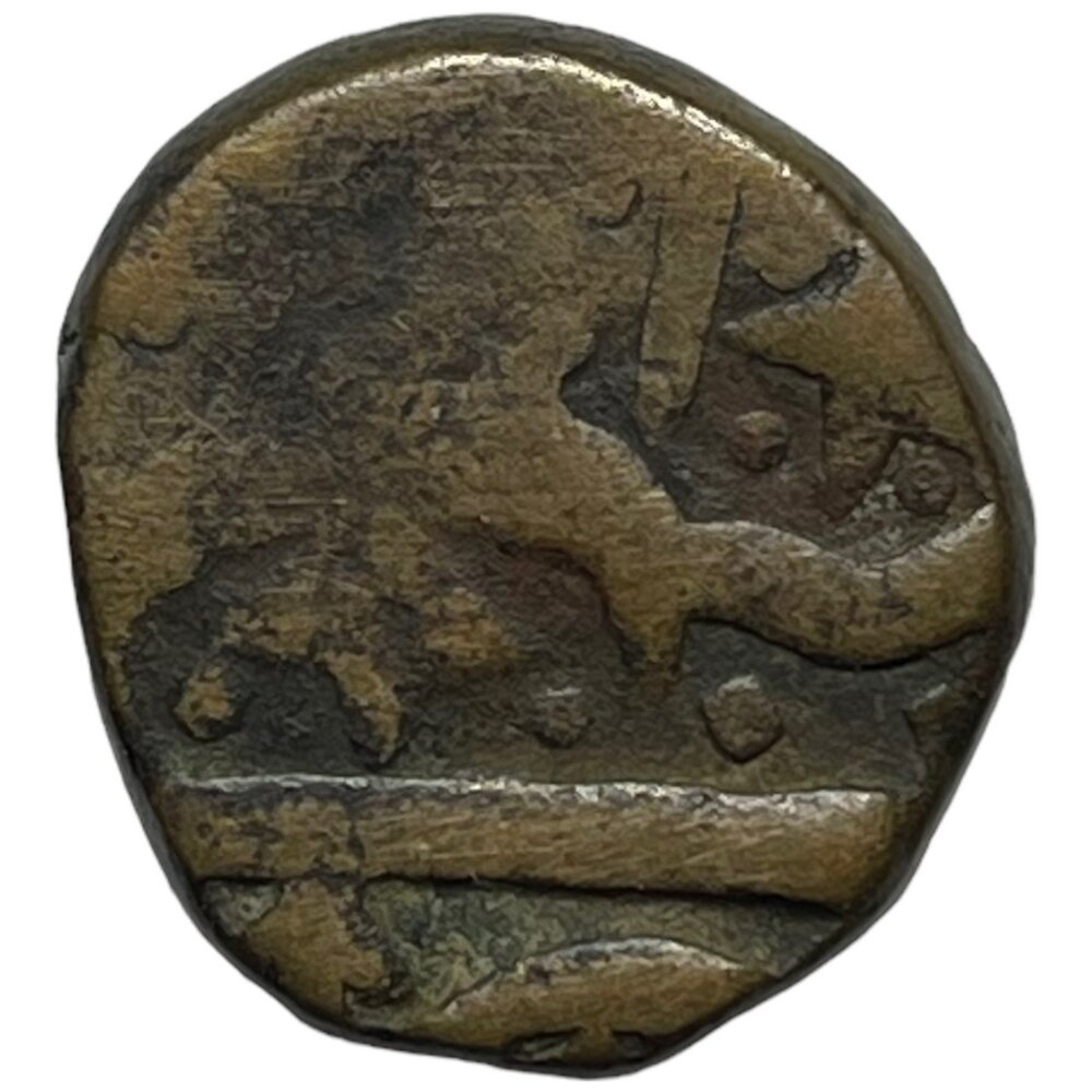 Индия, Амхаднагар 2/3 фельса 1627 г. (AH 1036) (4)