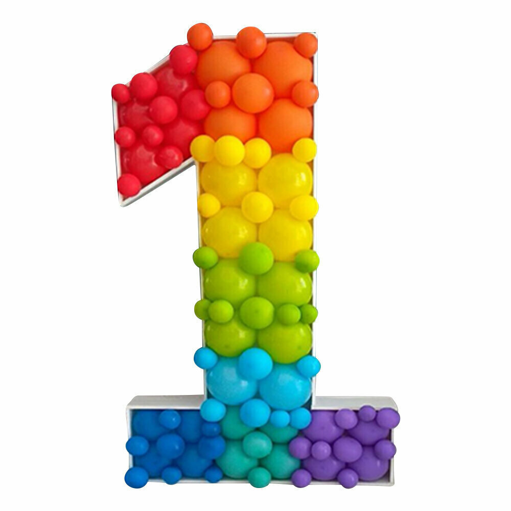 Аэромозаика из шаров "На один годик"