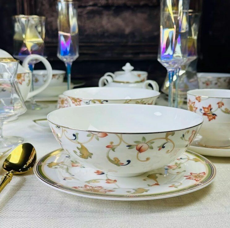 Салатник 18см кассиопея Костяной фарфор 145-392 118-145-392