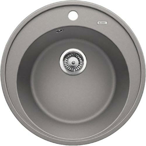 Кухонная мойка Blanco RIONA 45 Silgranit алюметаллик стоп-вентиль 521397