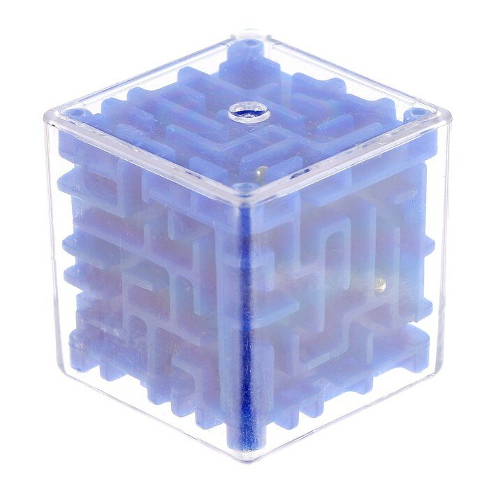 Головоломка - лабиринт «Кубик», 3 × 3 см, микс