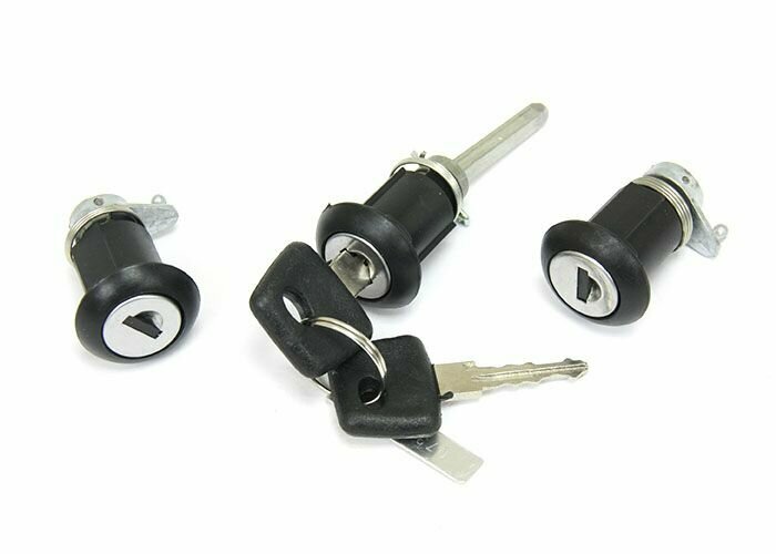 Личинка замка двери для а/м Газель Бизнес 2705 пластм. корпус (3шт + 2 ключа)