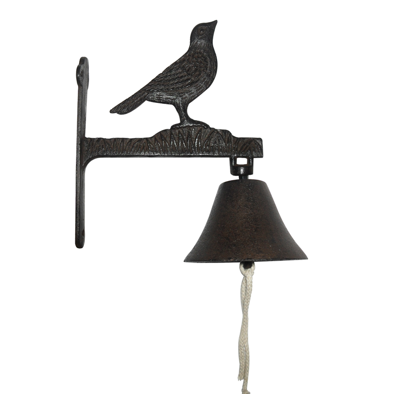 Колокольчик чугунный придверный Птица