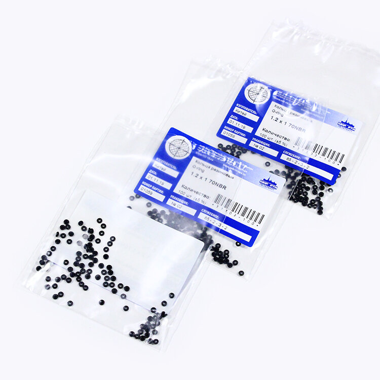 Кольца резиновые уплотнительные (O-ring) 1.2х1 70NBR (упаковка 100 шт. ±5%)