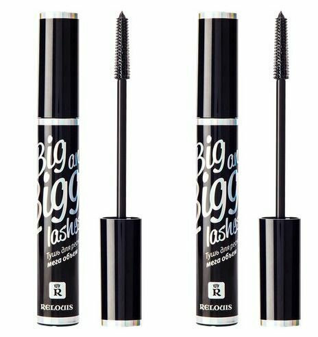 Relouis Тушь для ресниц Big and Bigger lashes мега объем, 2 шт